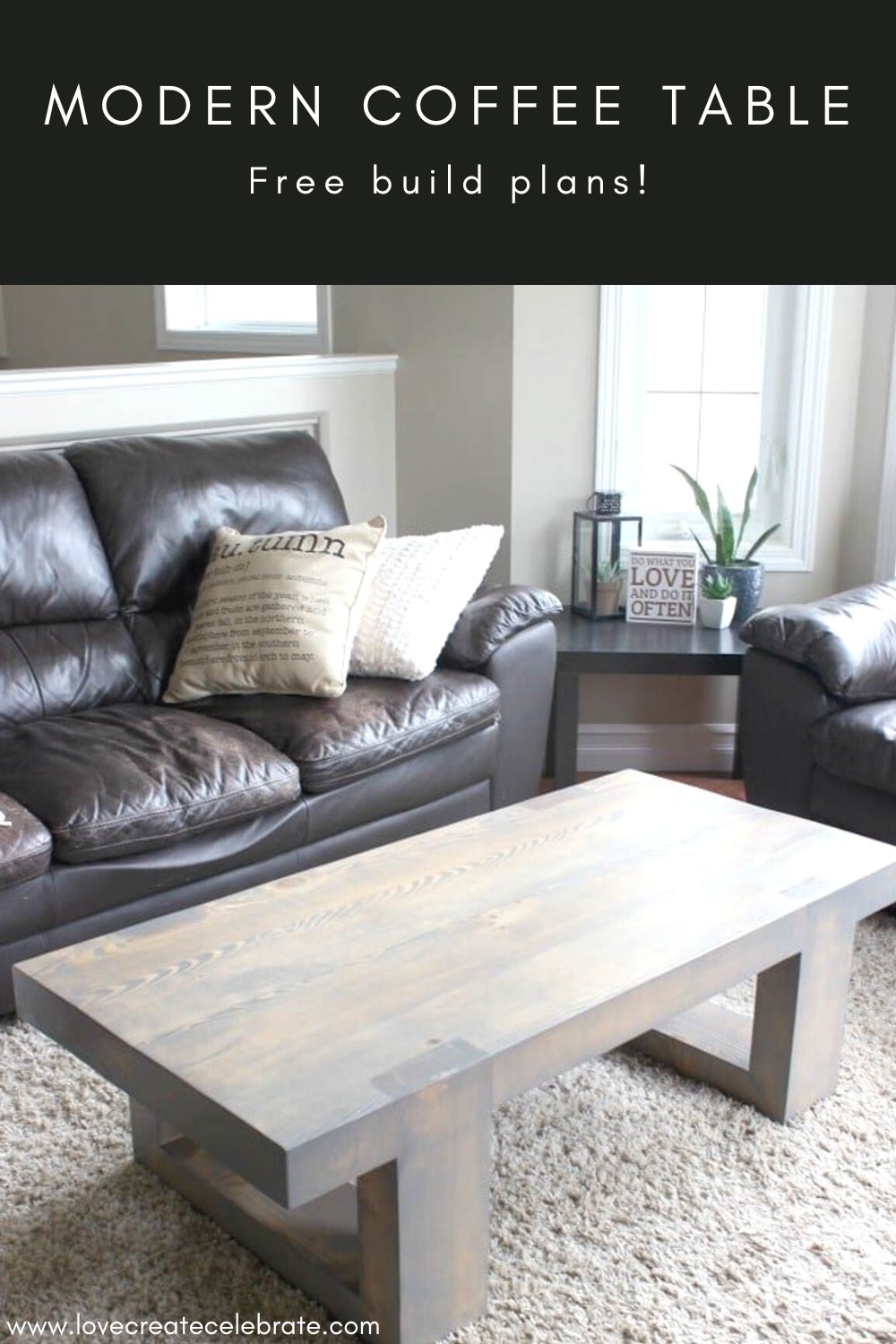 Modern Coffee Table Build Plans - Lindi & Russ