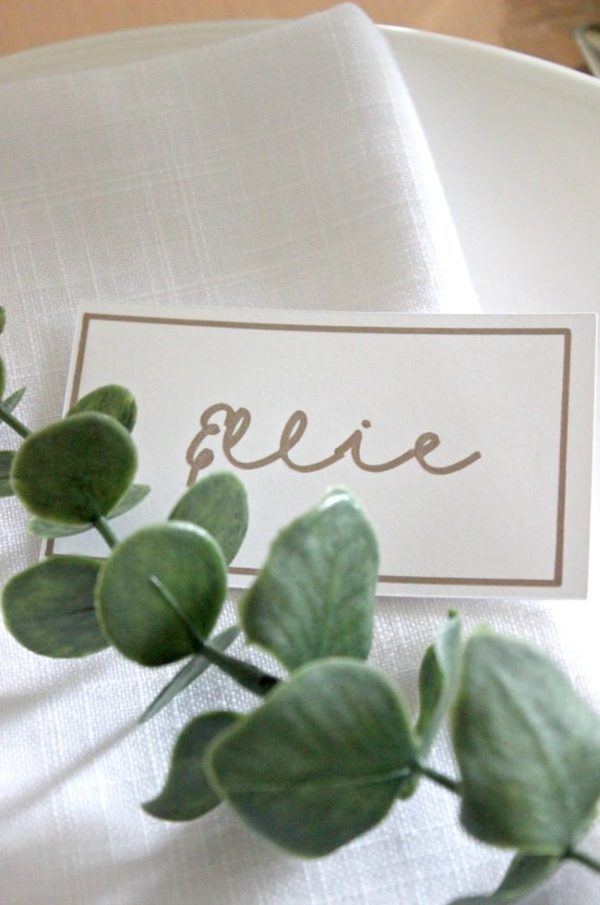 How to Make the Perfect Place Cards {in less than 5 minutes!} - Lindi ...