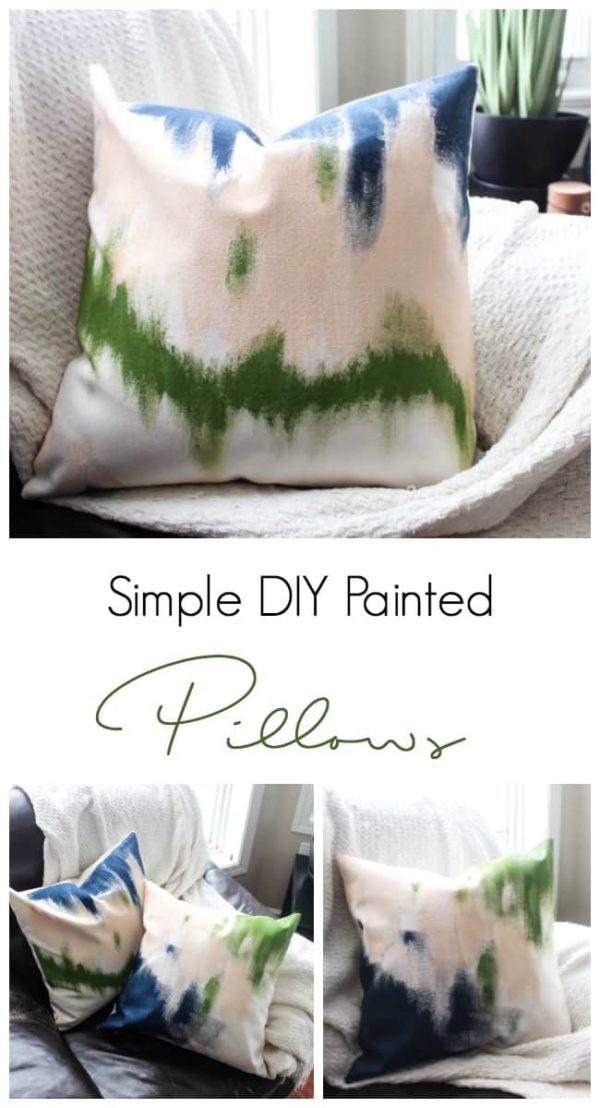 DIY Abstract Spring Pillows - Lindi & Russ
