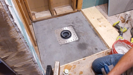 How to Install a Shower Pan [& Drain] - Lindi & Russ