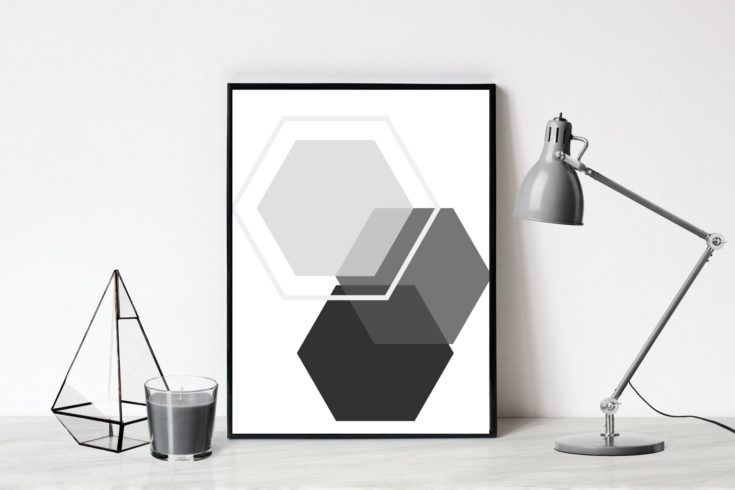 Hexagon Prints (Set of 5) - Lindi & Russ