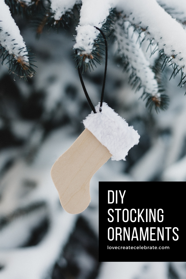 Easy DIY Stocking Ornament - Lindi & Russ