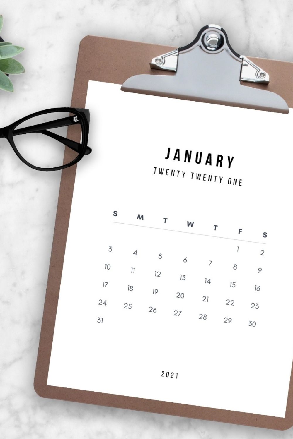 FREE 2021 Calendar Printable - Lindi & Russ