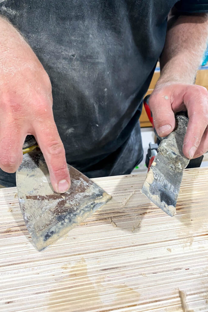 How to Make Custom DIY Wood Filler - Lindi & Russ