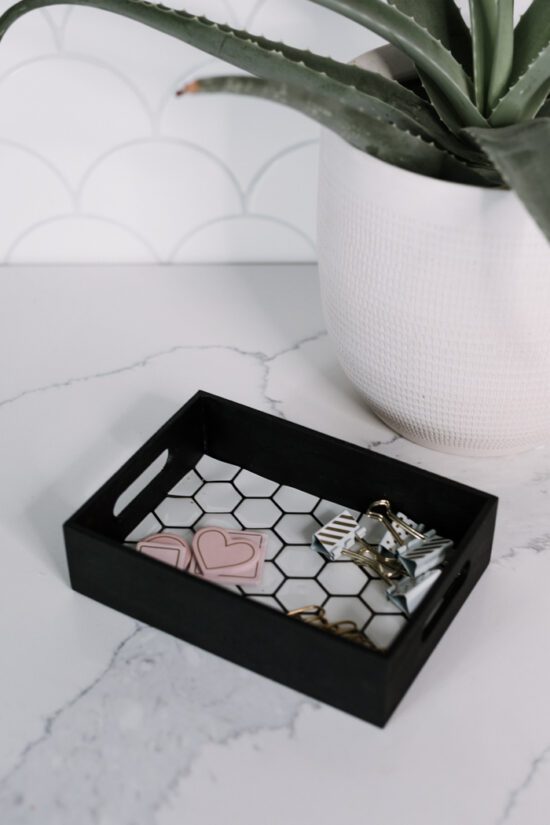 Dollar Tree Desk Organization Idea - Lindi & Russ