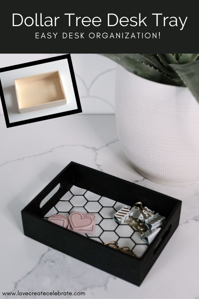 Dollar Tree Desk Organization Idea - Lindi & Russ