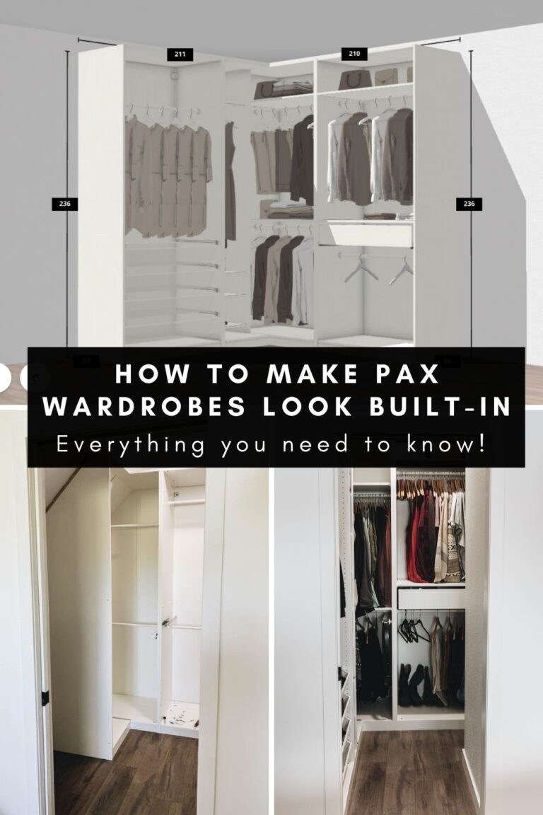 IKEA PAX Hack: How to Turn Pax Wardrobes into Built-Ins - Lindi & Russ