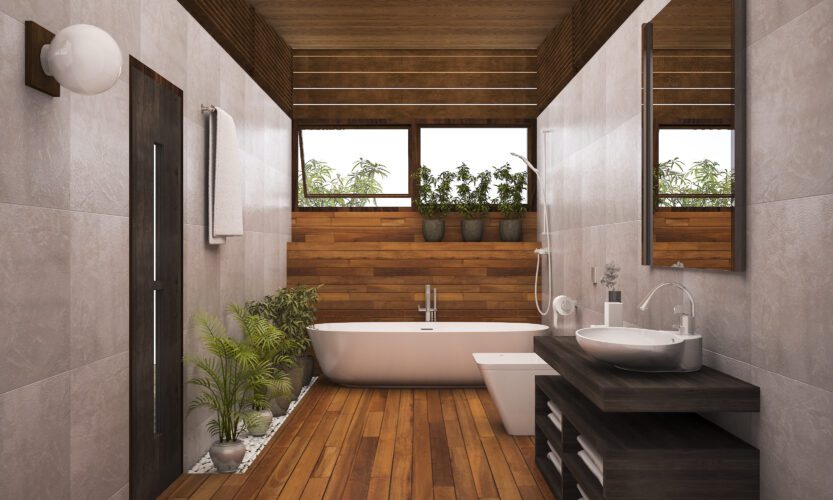 DIY Wood Ceiling [in our Shower!] - Lindi & Russ