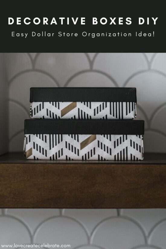 Decorative Boxes DIY [with dollar store supplies!] - Lindi & Russ