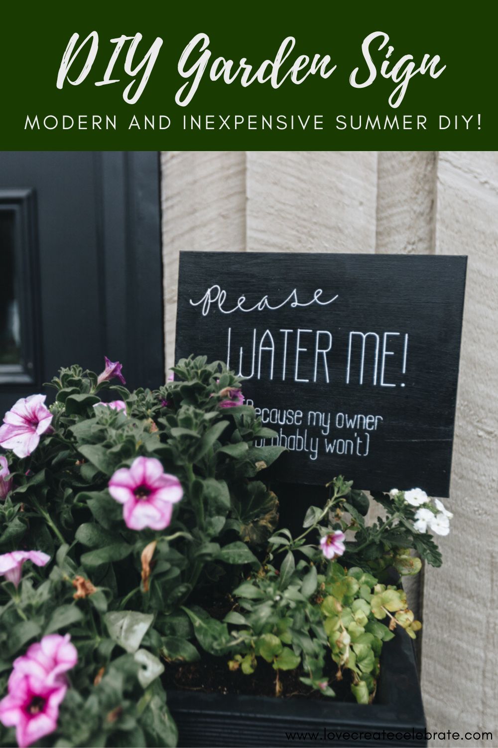 DIY Garden Sign - Lindi & Russ