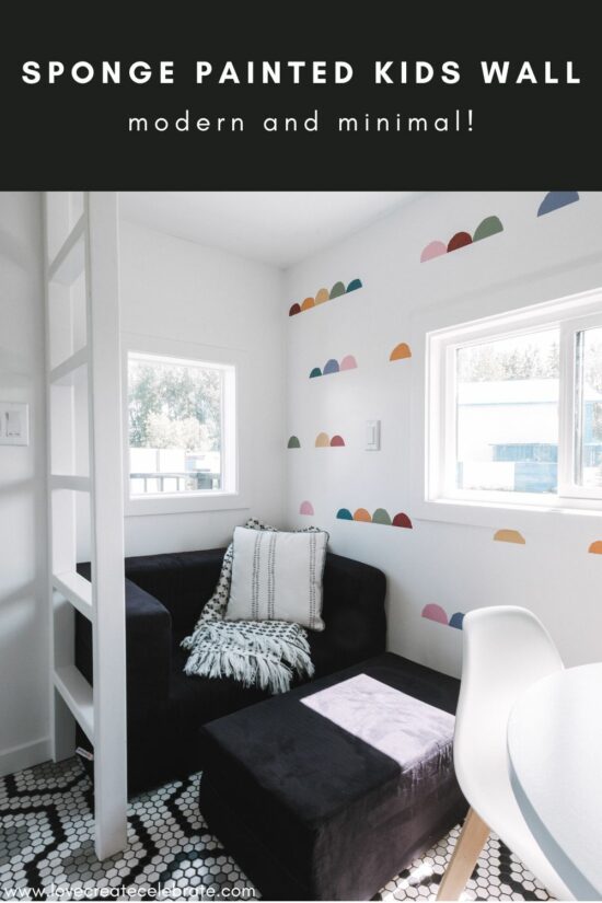 Sponge Painted Kids Wall - Lindi & Russ