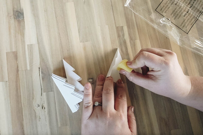 3D Paper Christmas Trees - Lindi & Russ