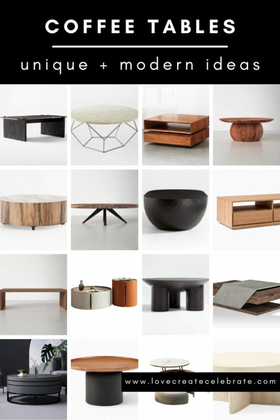 Beautiful and Unique Coffee Table Ideas - Lindi & Russ