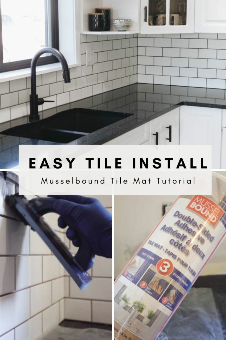 MusselBound Adhesive Tile Mat Review - Lindi & Russ