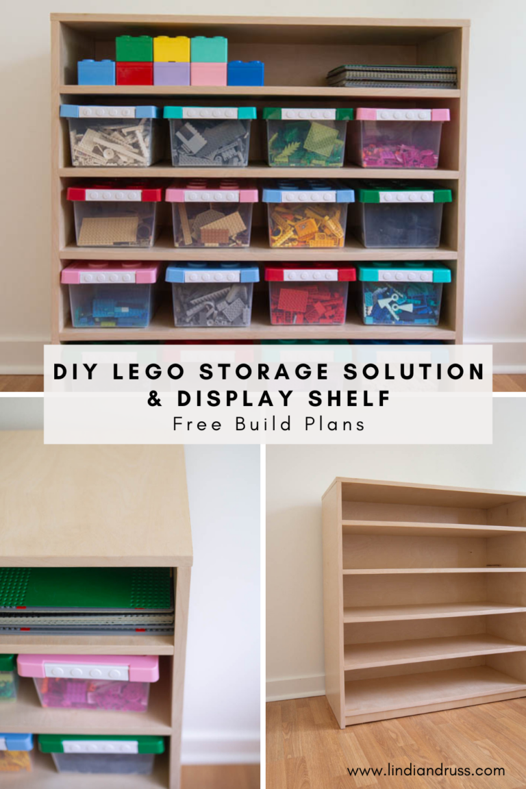 DIY Lego Storage Solution & Display Shelf - Free Build Plans - Lindi & Russ