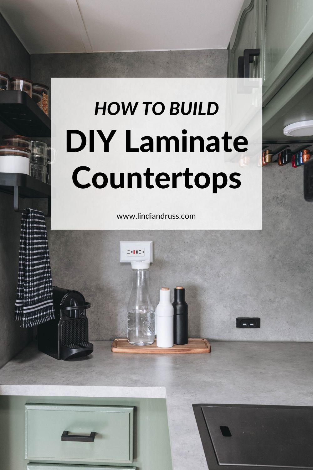 How to Make and Install DIY Laminate Countertops - Lindi & Russ