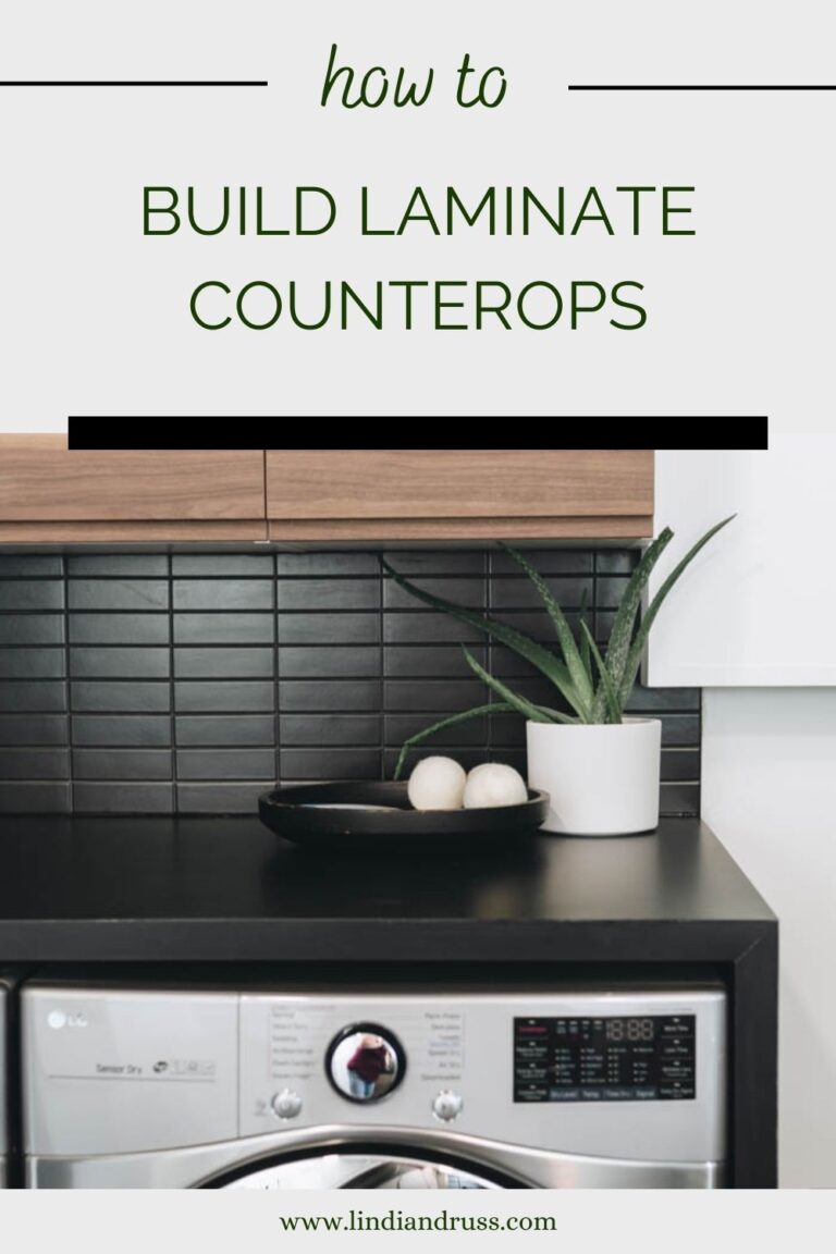 How to Make and Install DIY Laminate Countertops - Lindi & Russ