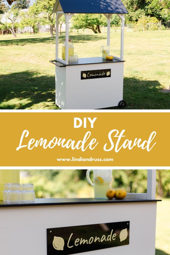 How to Make an Easy DIY Lemonade Stand with Build Plans - Lindi & Russ